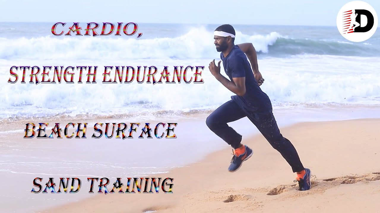 200meters 21 sec training I Beach sand surface running ABC - YouTube