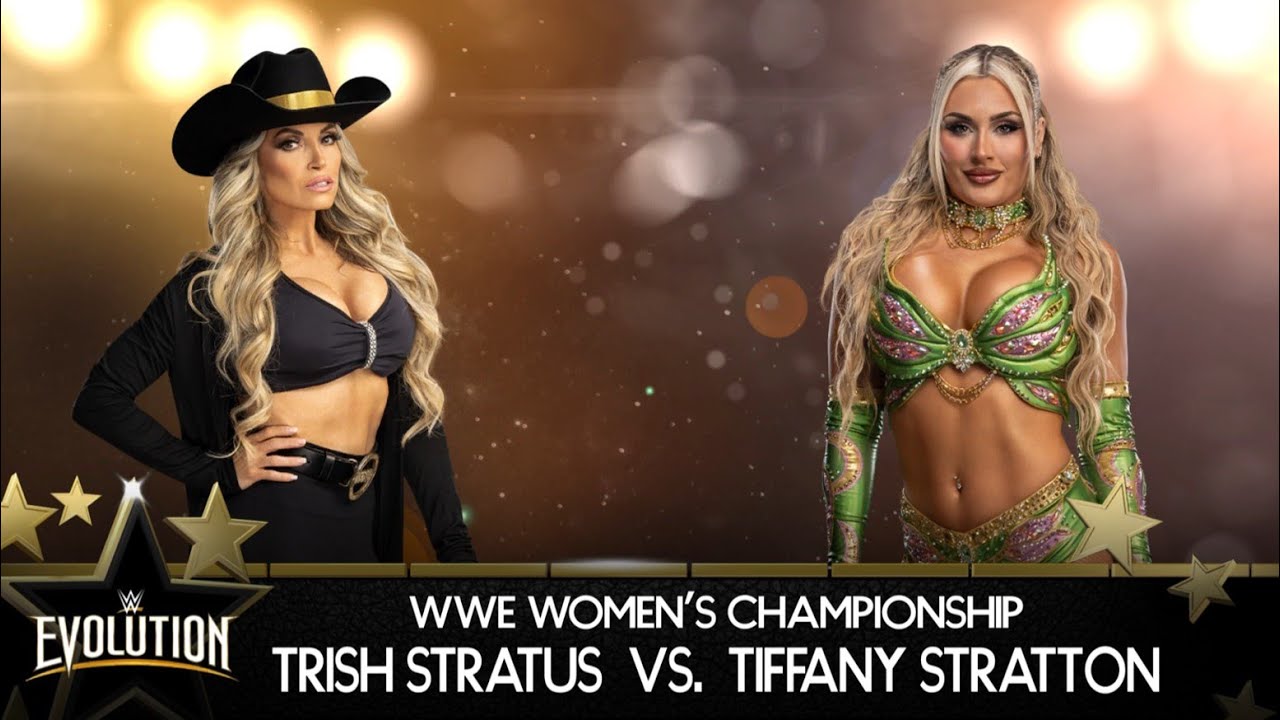 Trish Stratus vs. Tiffany Stratton | Evolution Preview | WWE 2K25 #evolution - YouTube