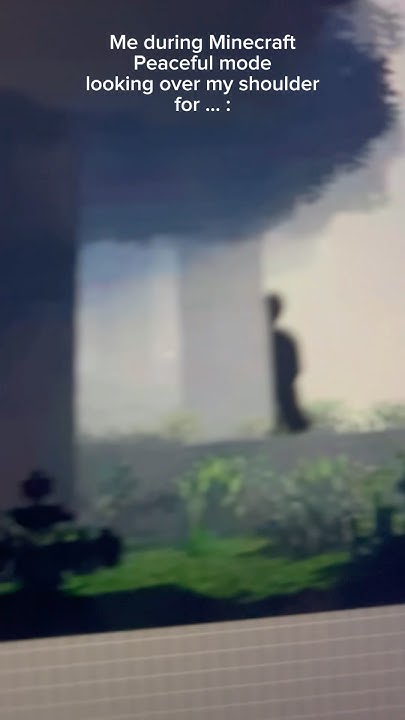 Minecraft Peaceful mode… - YouTube
