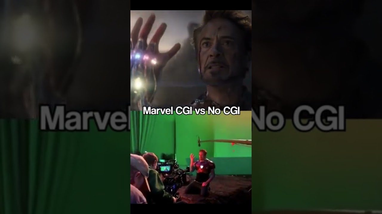 Marvel CGI Vs No CGI #shorts - YouTube