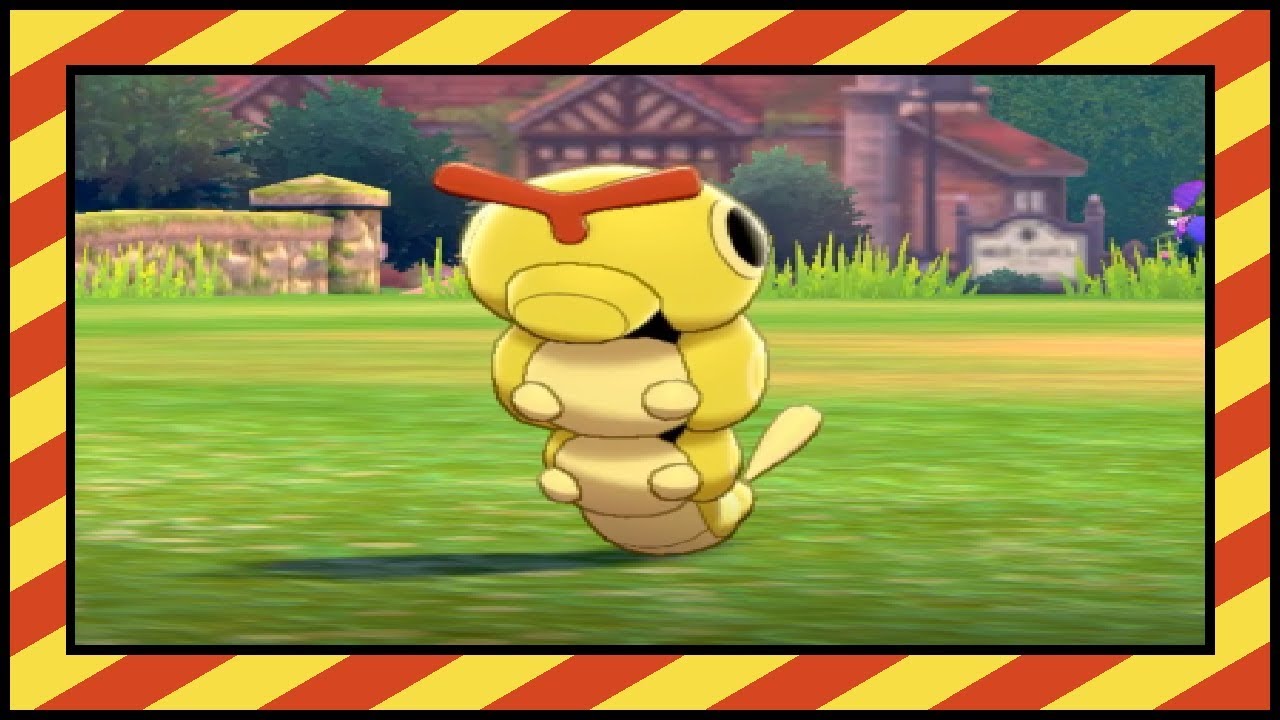 [LIVE] Shiny Caterpie after 55 Random Encounters in Pokemon Sword ...