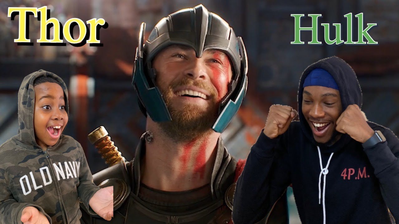 Reacting To THOR Vs HULK Fight Scene | Thor Ragnarok (2017) - YouTube