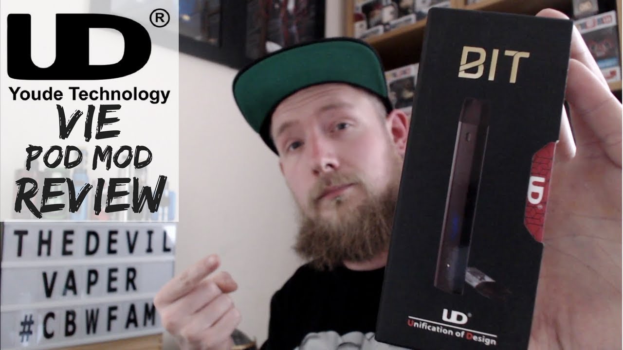 UD VIE Pod Mod Review - Perfect with Nic Salts! - YouTube