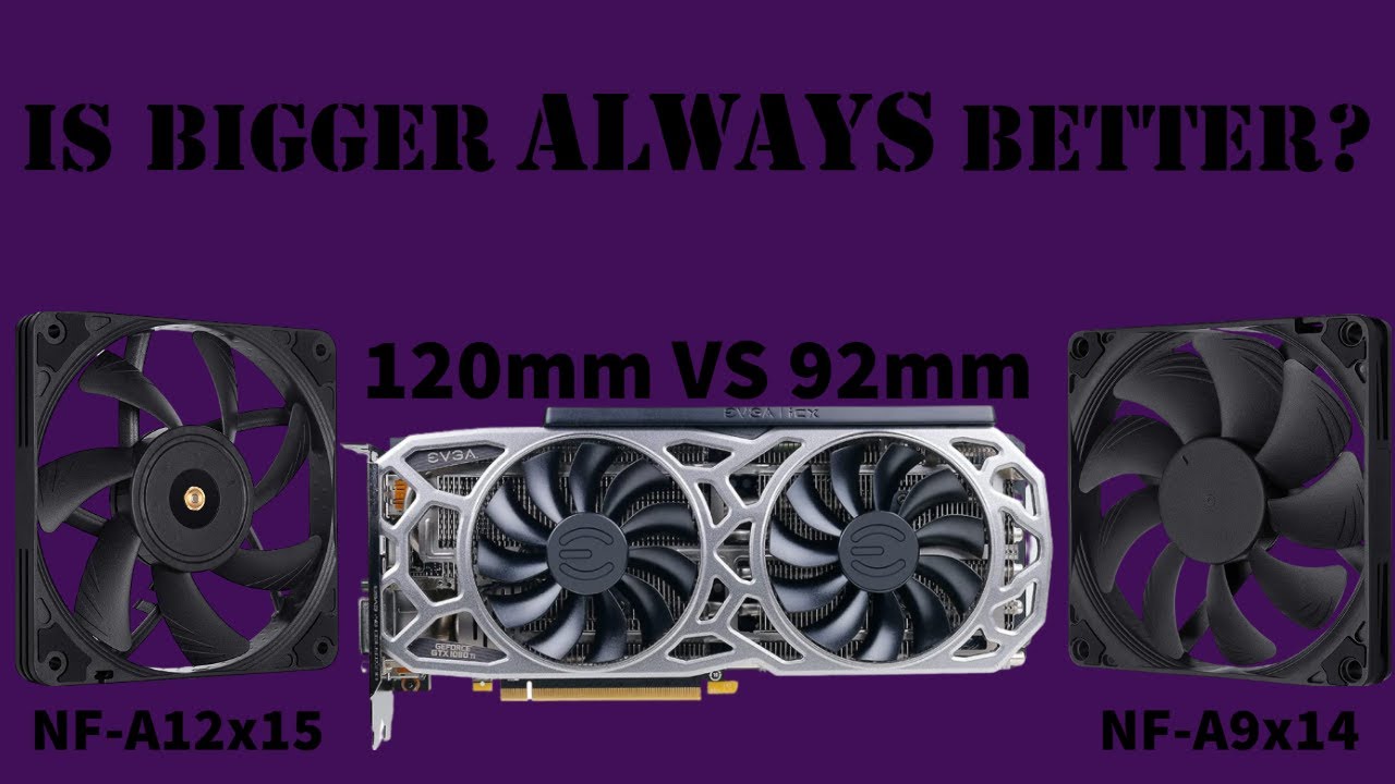 GPU Fan Replacement | 120mm VS 92mm - YouTube