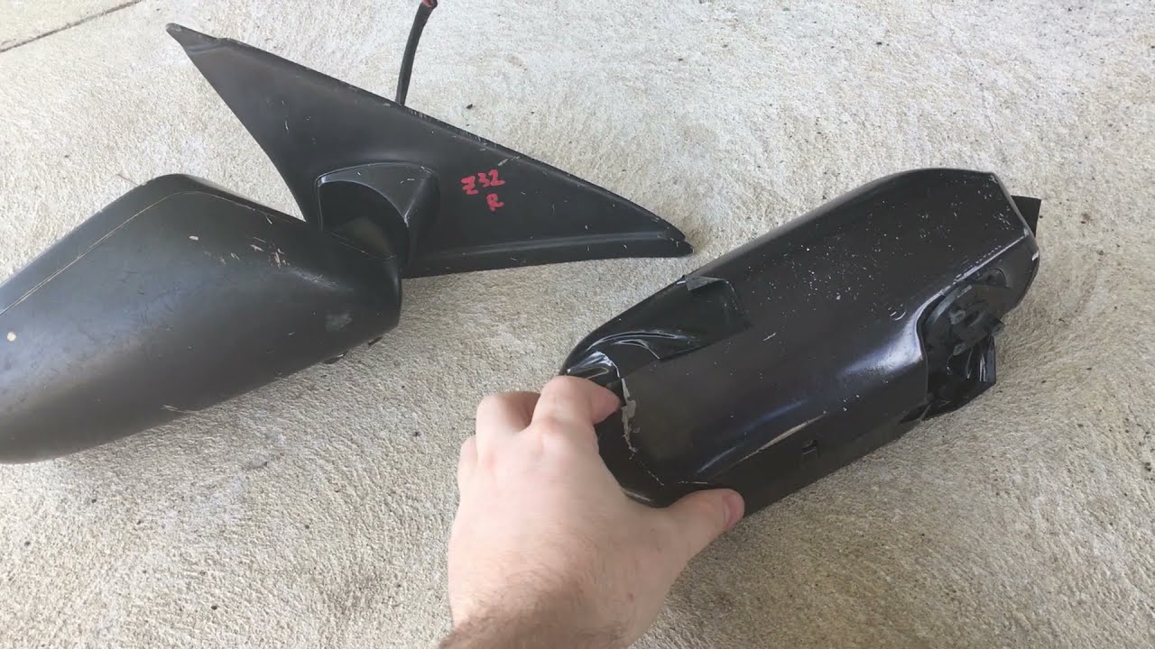 Nissan 300ZX Z32 Driver Side Mirror Replacement - YouTube