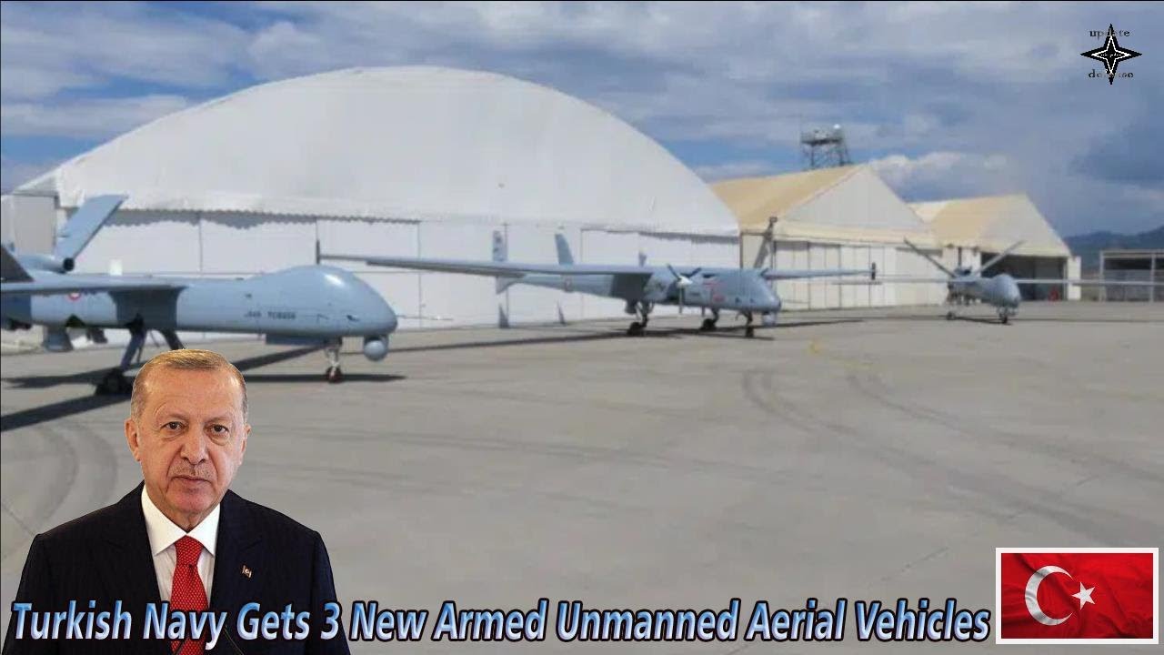 Turkish Navy Gets 3 New Armed UAVs (unmanned aerial vehicles) - YouTube