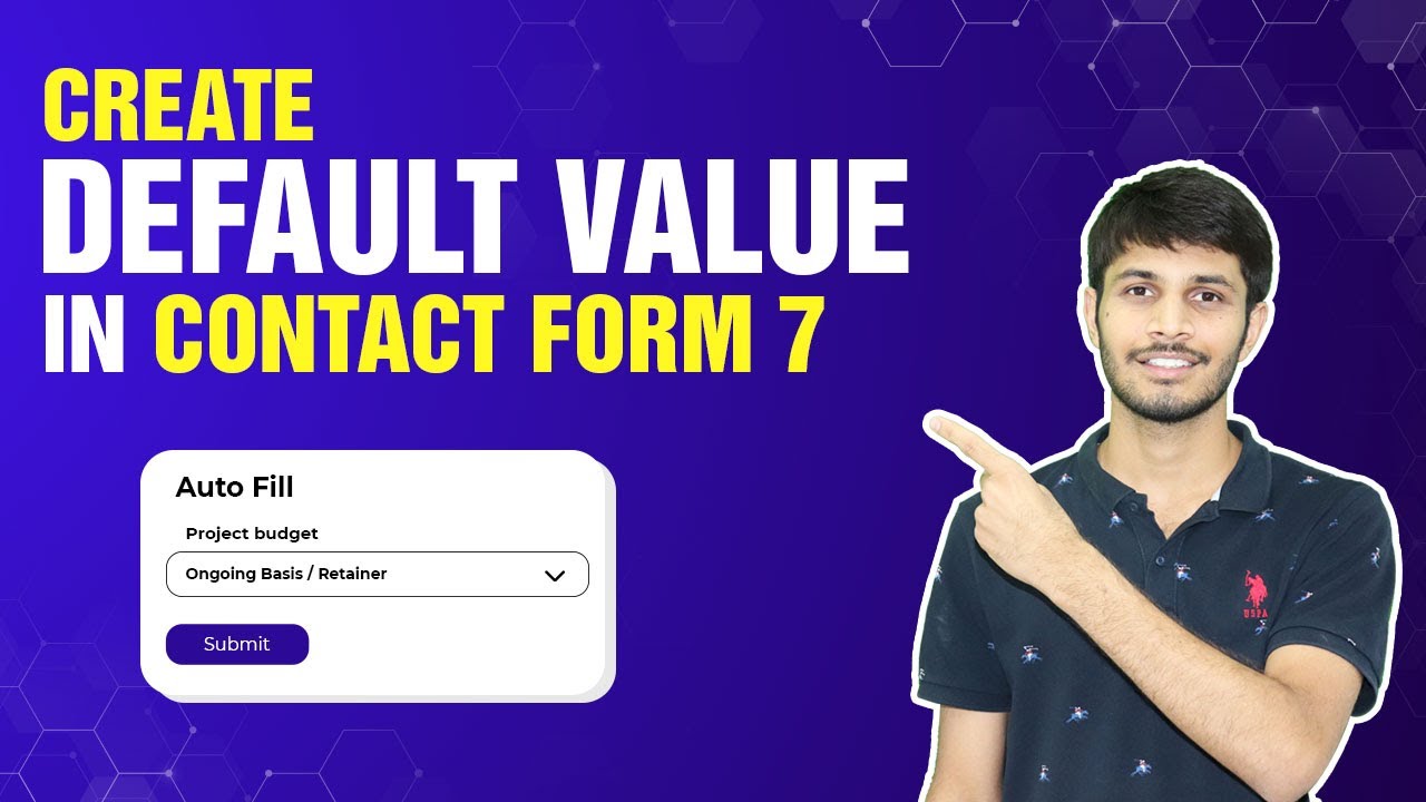 How To Set Default Field Options In Contact Form 7 Wordpress Tutorial Youtube
