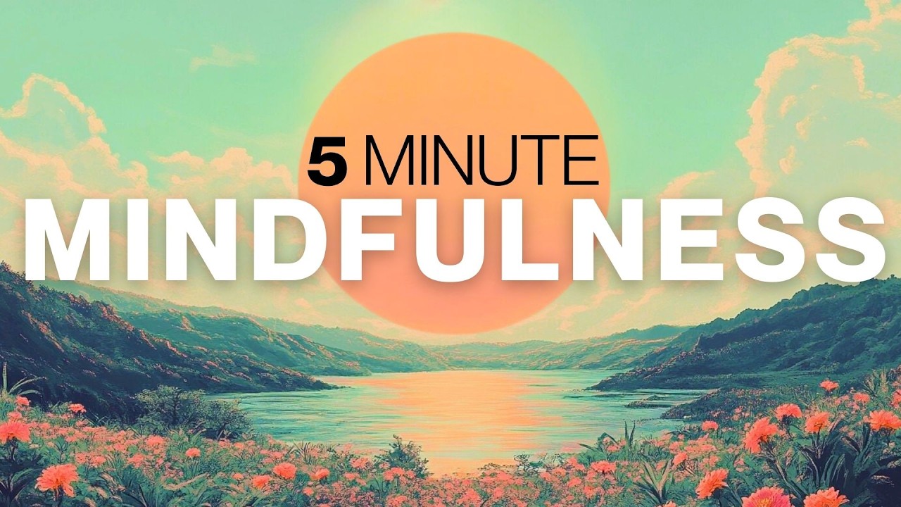 5 Minute Mindfulness Meditation for a Great Morning ☀️😊 - YouTube