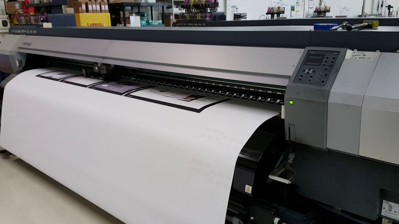 Used Mimaki JV5-320S for sale at the Global Garage - YouTube