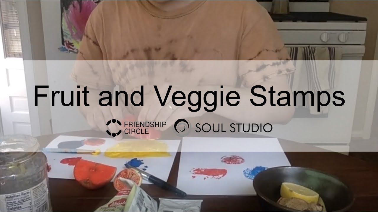How to Make Fruit and Veggie Stamps | How to Art | Soul Studio - YouTube