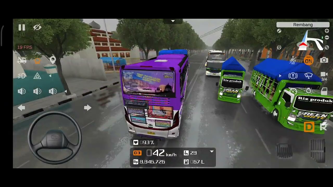 BUS SJM TRANS HARI INI 21 APRIL BUSSID I BUS SIMULATOR INDONESIA OM ...