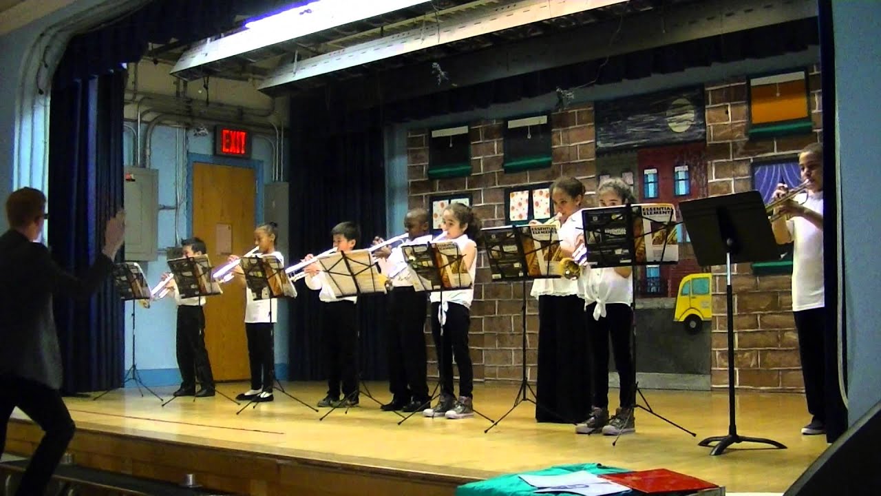 Harmony Program PS 166 Trumpet Class - "When the Saints Go Marching In ...