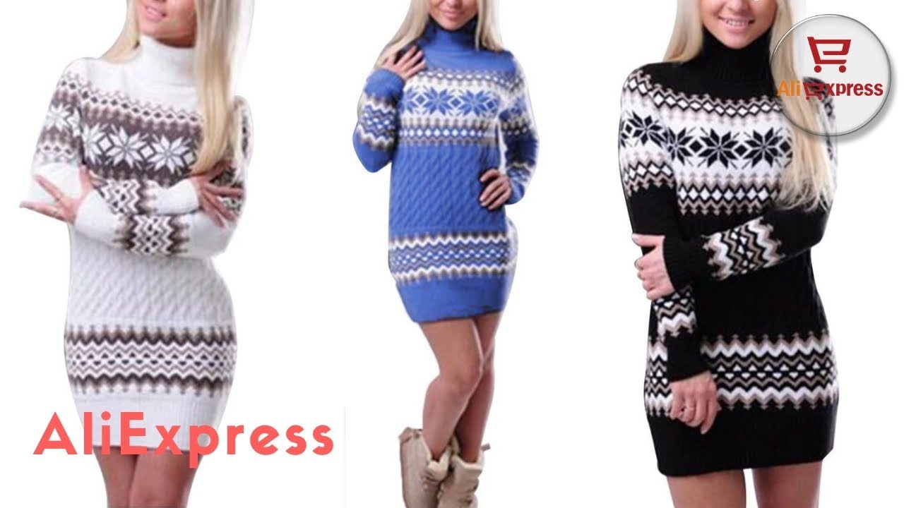 Dress From AliExpress. 2018 Autumn Winter Women Long Sleeve Turtleneck ...