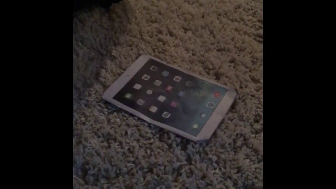 Breaking an iPad - YouTube