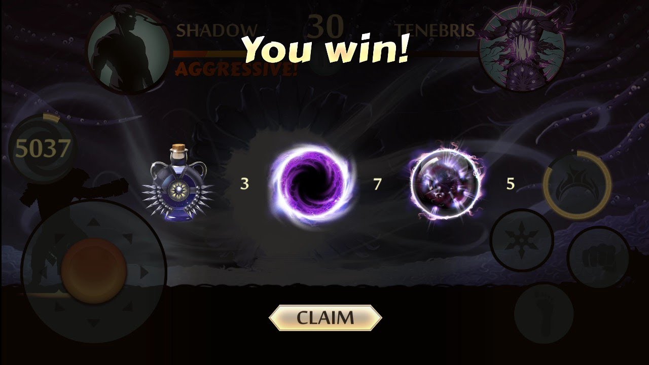 Shadow fight 2- Underworld ||Tier- 3, 3rd boss Tenebris; 1st place raid ...