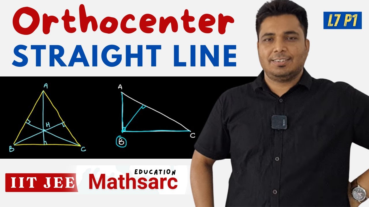 How to find Orthocenter | Class 11 Maths chapter straight line | L7 P1 ...