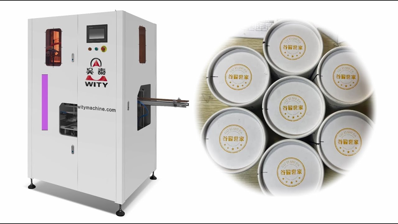 WT-2 Automatic Visual Positioning Paper Tube Disc Inserting Machine ...