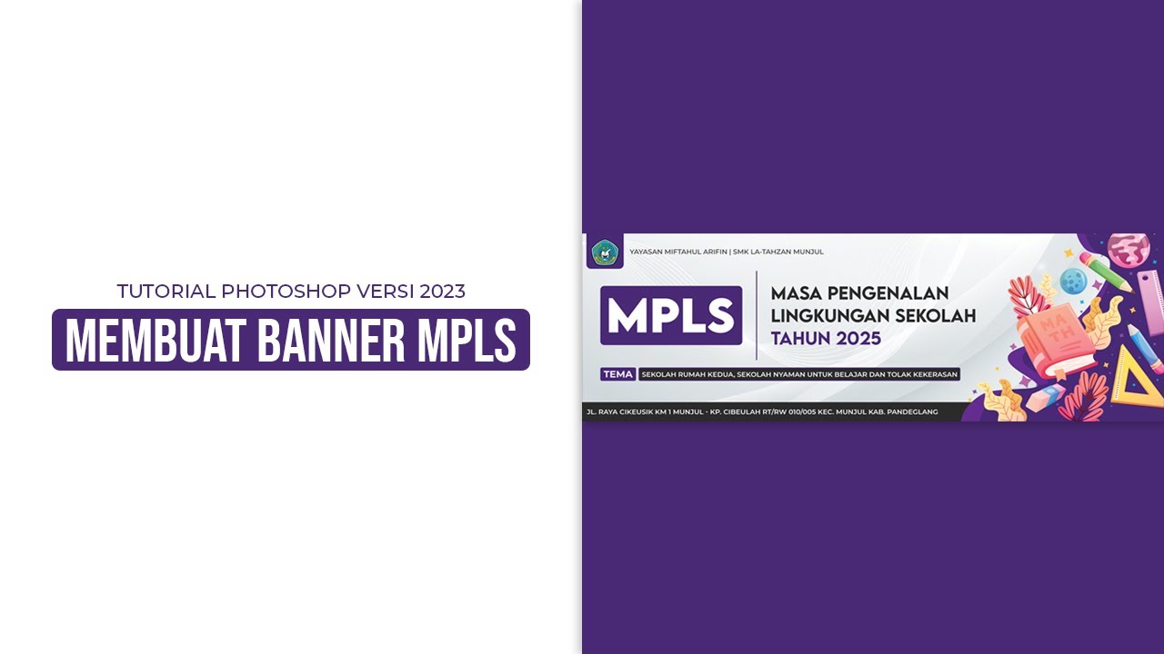Tutorial - Membuat Banner MPLS 3X1 Menggunakan Photoshop - YouTube