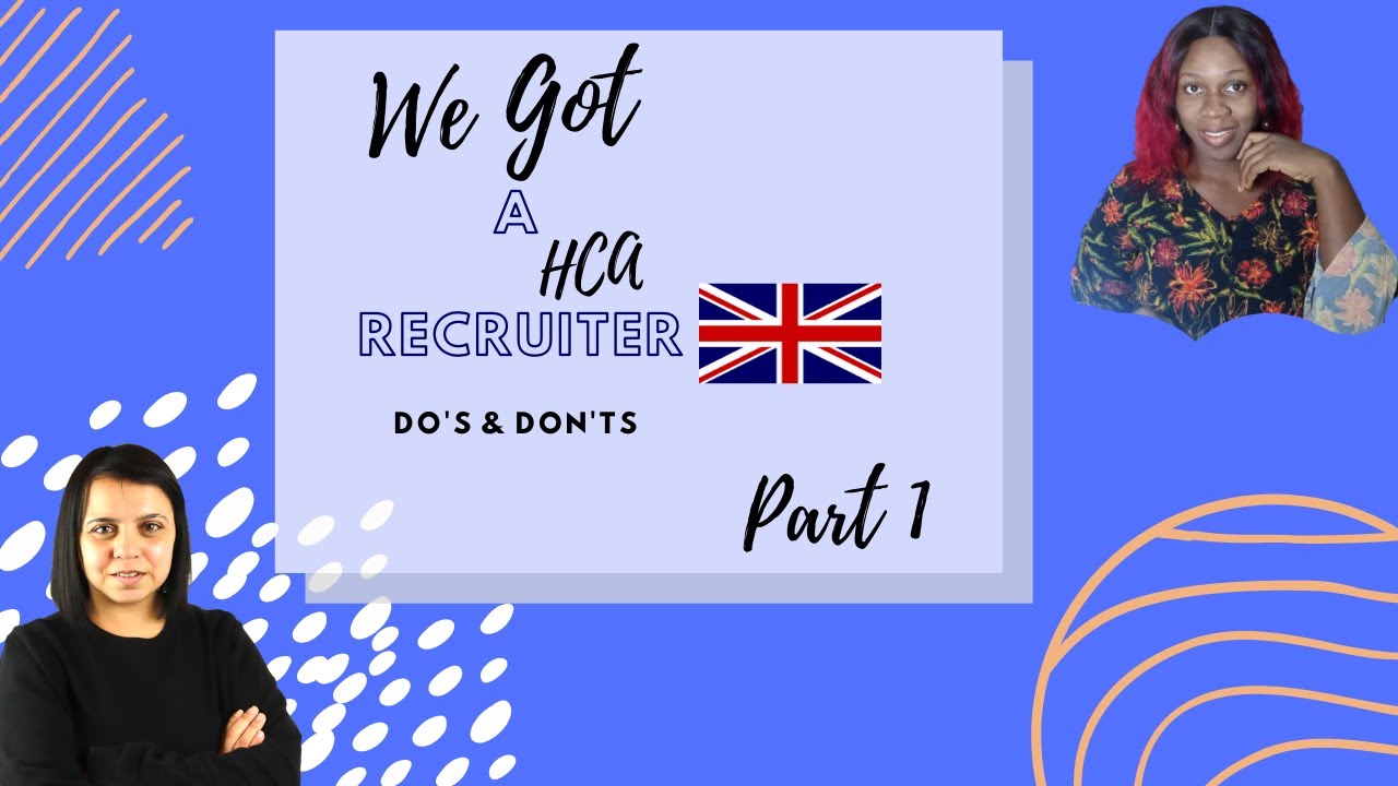 Healthcare Assistant in the UK|Tier 2 Sponsorship advice|Work as HCA ...