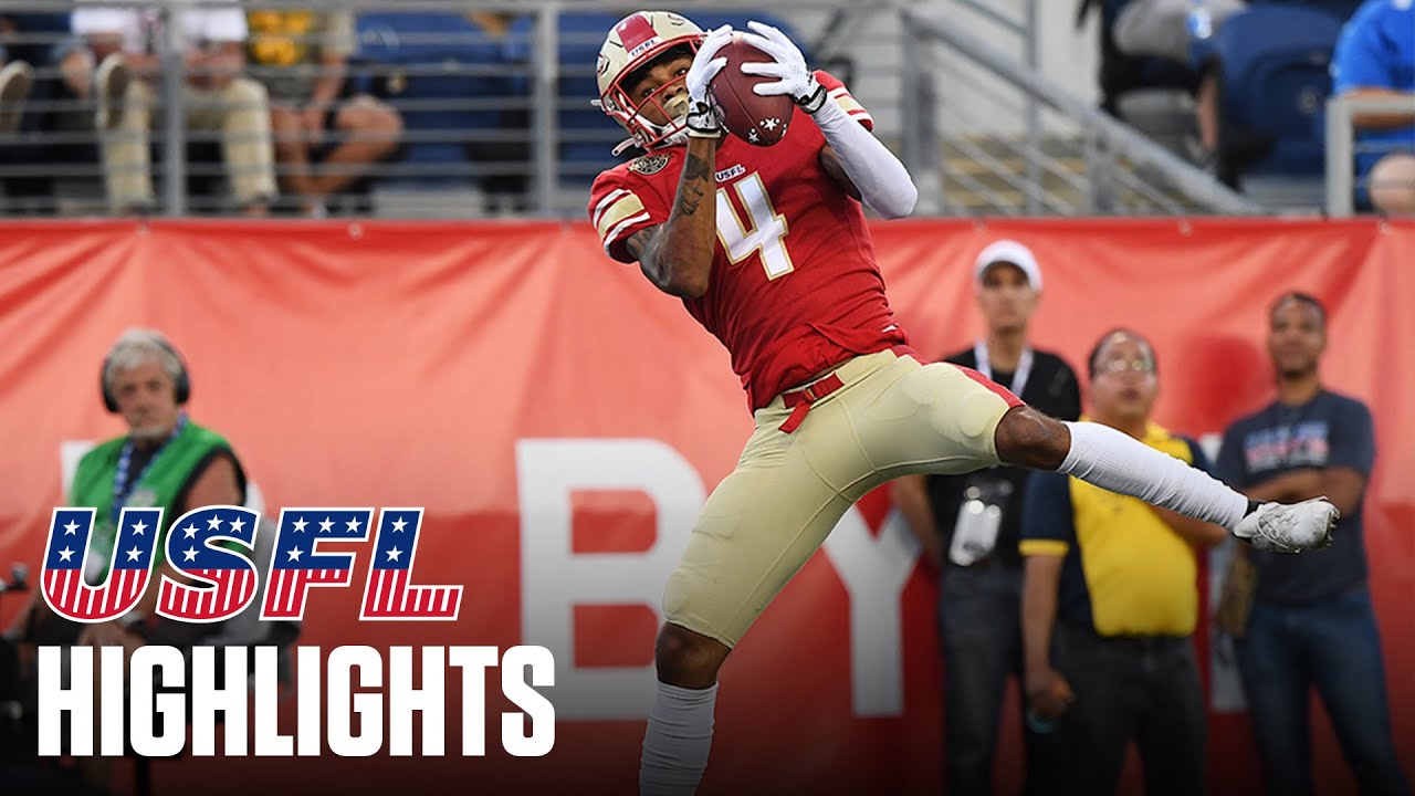 USFL Playoffs: Every touchdown from the first round | USFL Highlights ...