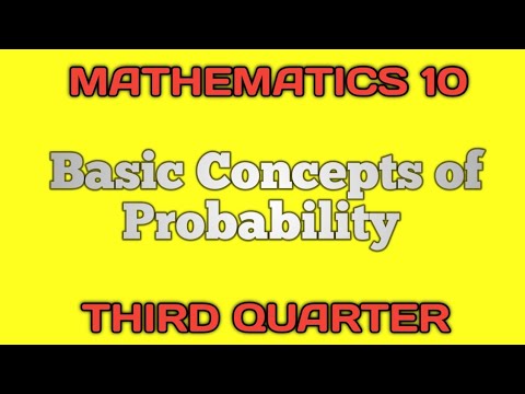 BASIC CONCEPTS OF PROBABILITY ll GRADE 10 MATHEMATICS Q3 - YouTube