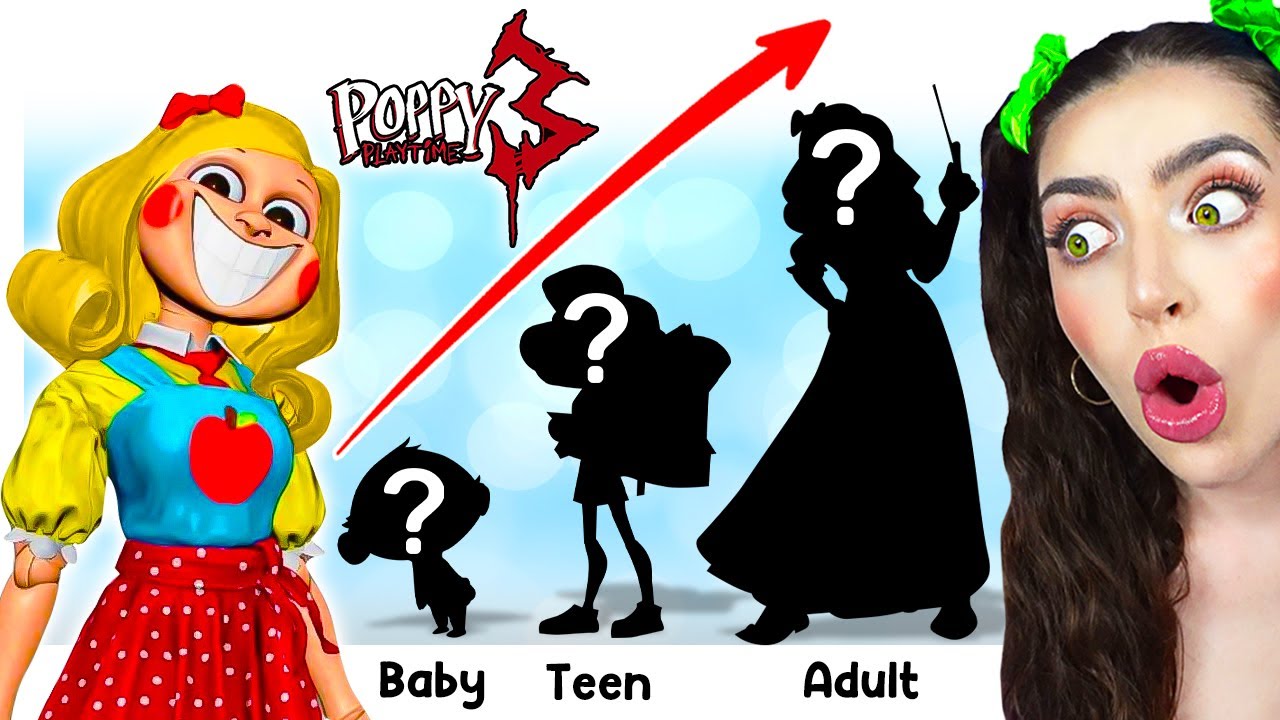 MISS DELIGHT GROWING UP! (Poppy Playtime Chapter 3 in REAL LIFE ...