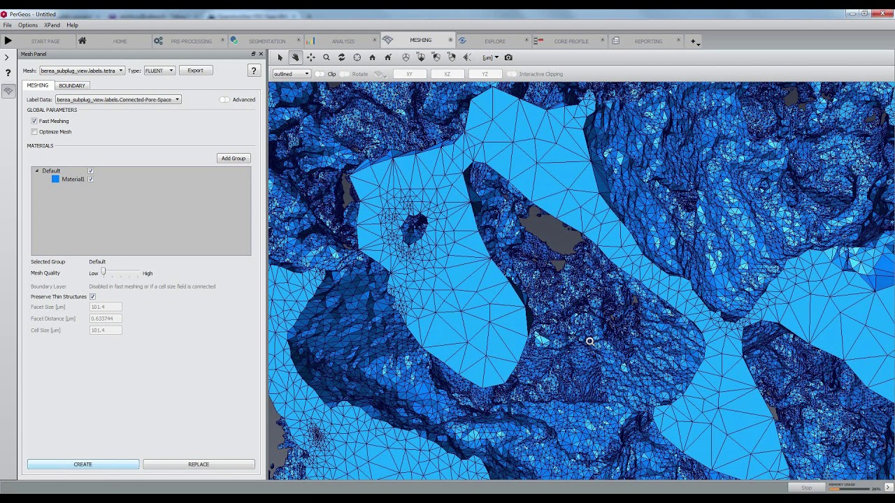 PerGeos Software | Tetrahedral grid generation - YouTube