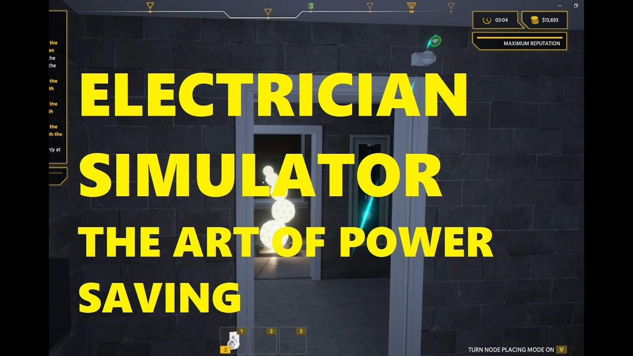 Electrician Simulator - The art of power saving - YouTube