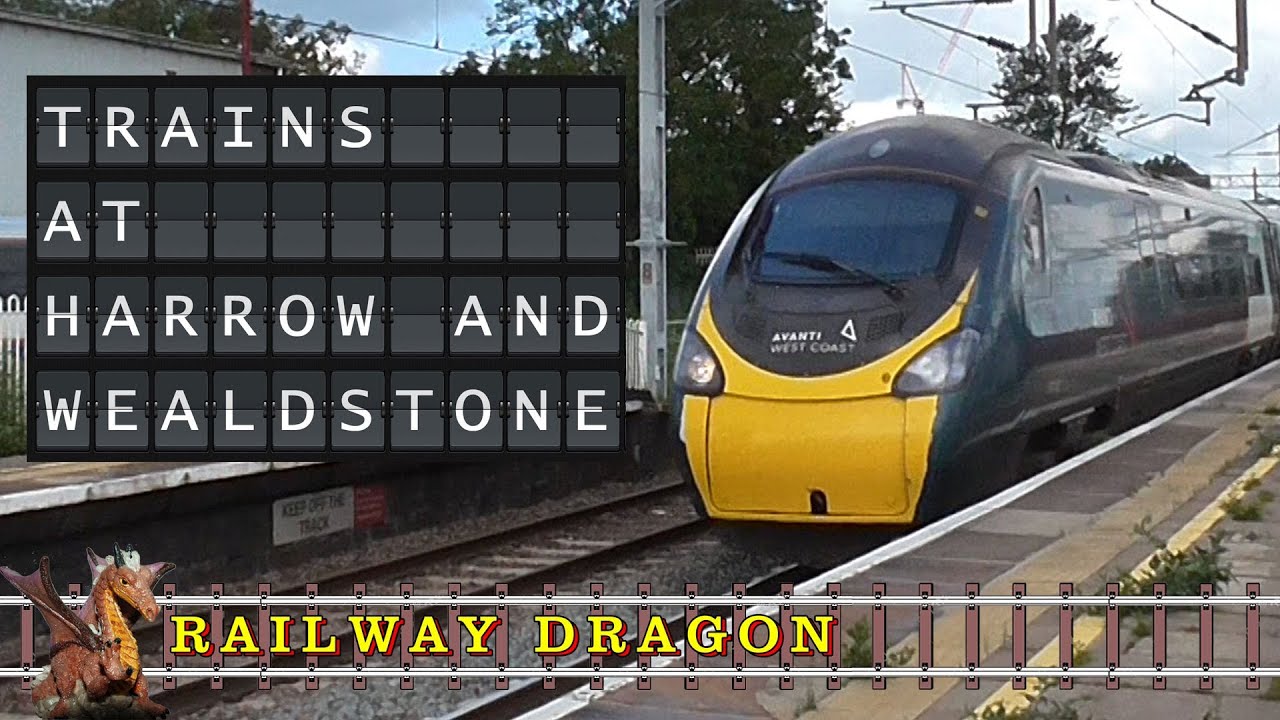 Trains at Harrow and Wealdstone - YouTube