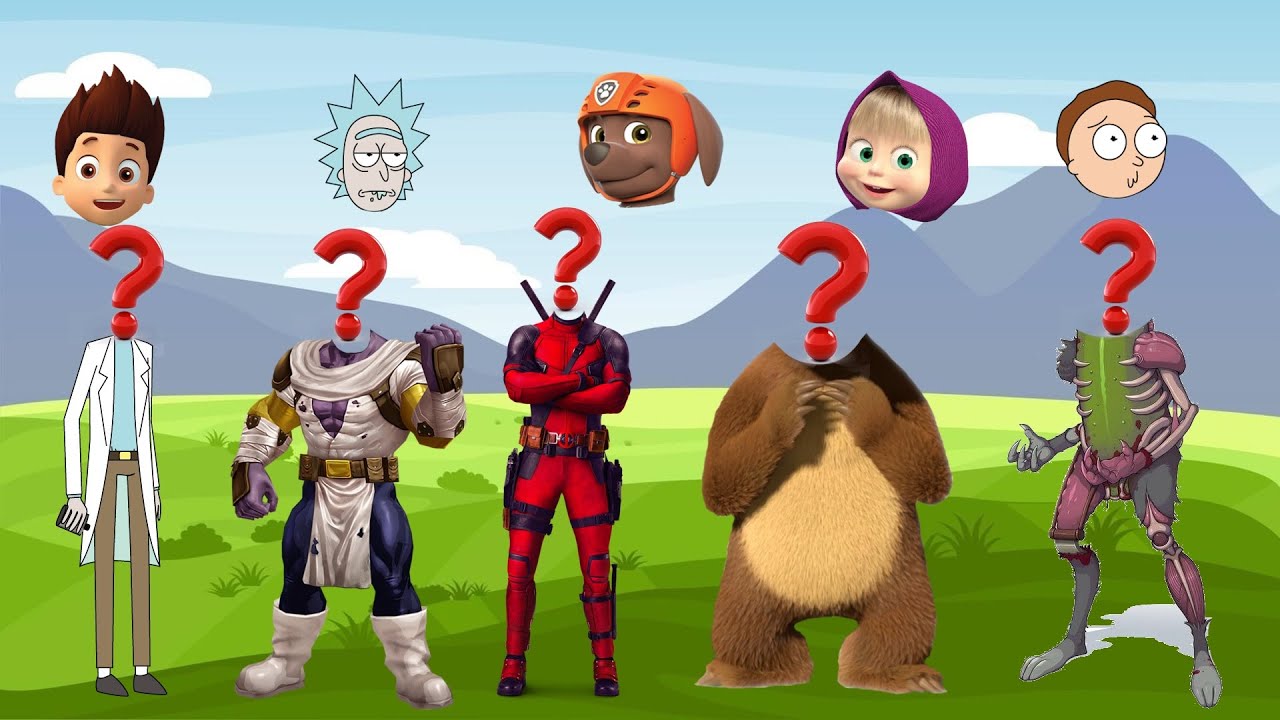 WRONG HEAD,MATCH THE HEAD, TOP 5 - YouTube