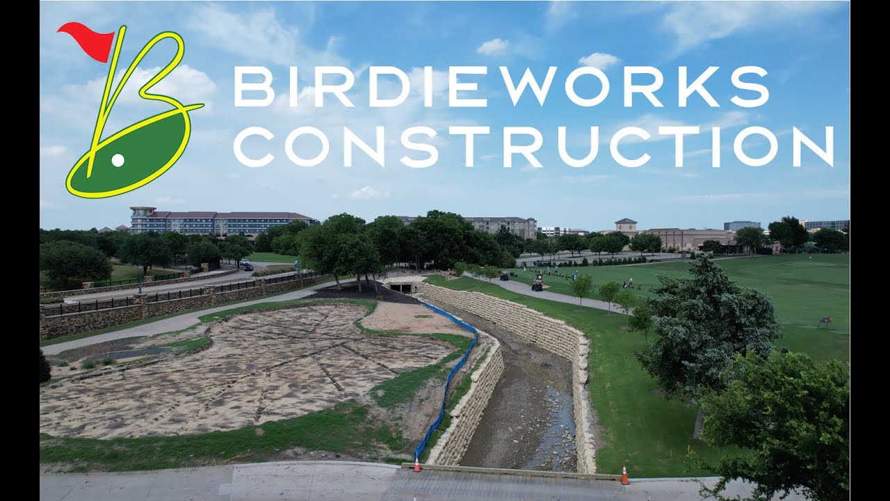 Large Block Stone Gravity Wall Construction | TPC Craig Ranch Golf ...