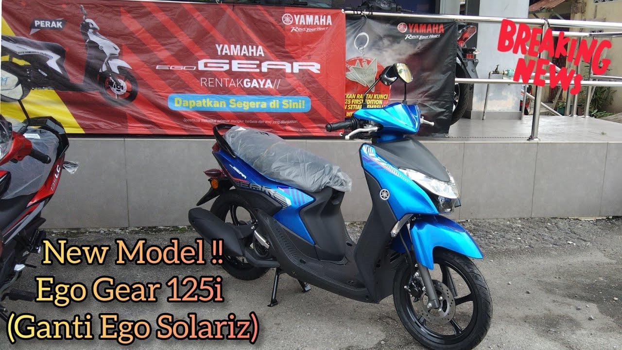 YAHAMA EGO GEAR 125i (New Model !!) [Blue Metalic] - YouTube