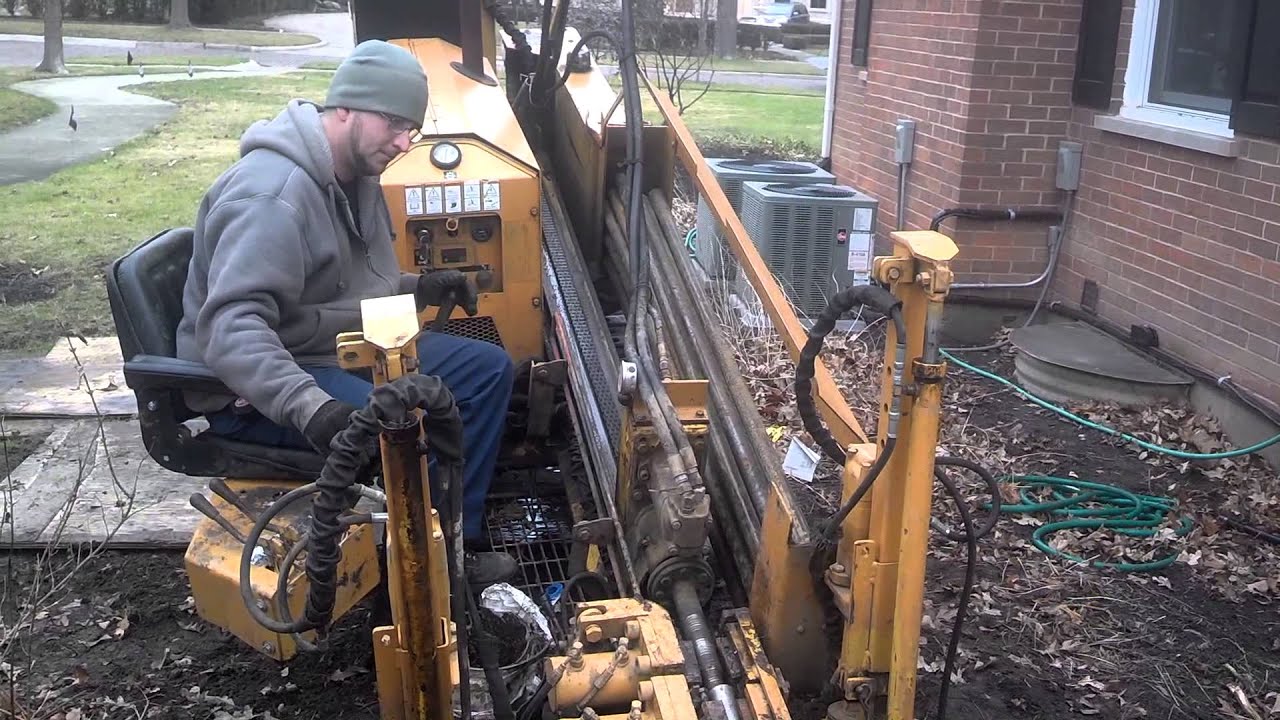 Directional Drilling Gas Pipe - Part 2 The Pull - YouTube