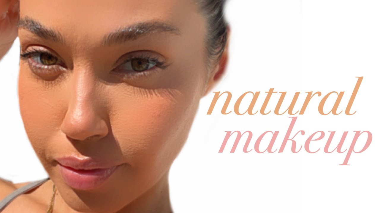 5 MIN GLOWY NATURAL MAKEUP | Eman - YouTube