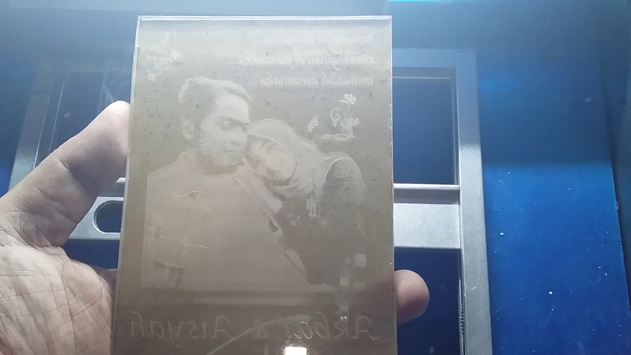 Proses grafir foto di akrilik (part2) - YouTube