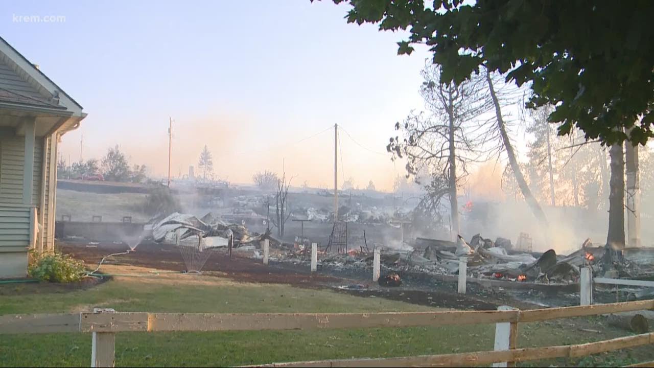 Town of Malden, Wash. decimated by wildfire in Whitman County; most ...
