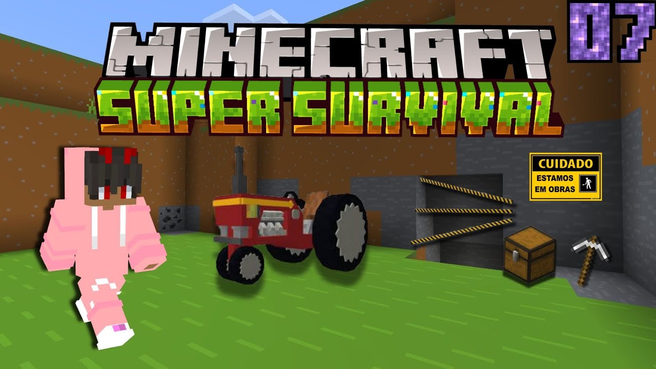 MINECRAFT SURVIVAL 1.21 - Super Survival #07 Começou as obras na nossa ...