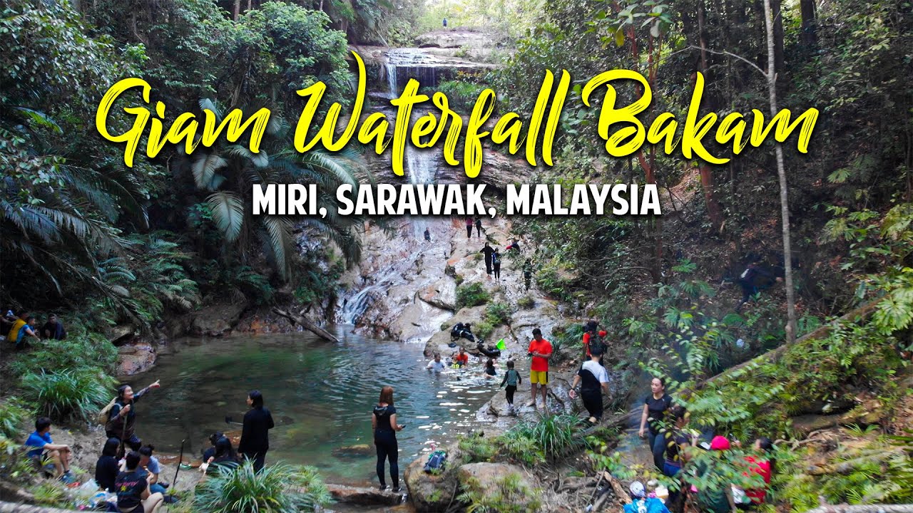 Giam Waterfall Bakam, Miri, Sarawak, Malaysia | Weekend Trip - YouTube