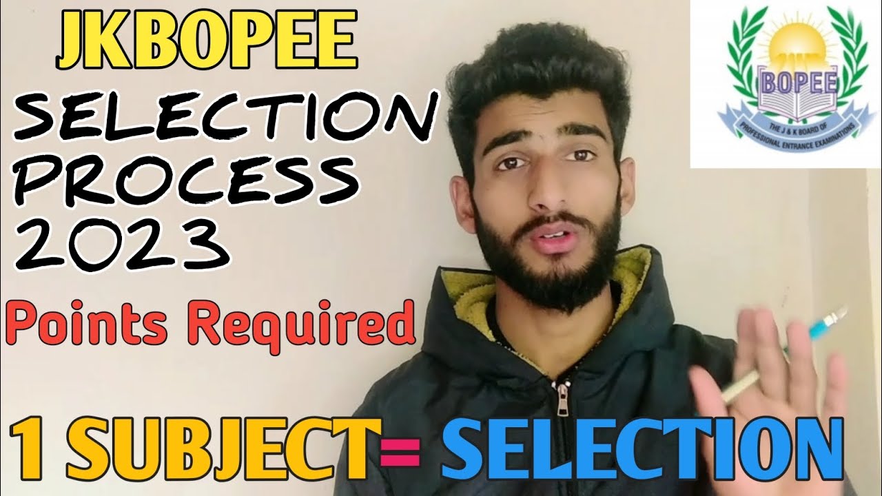 Jkbopee Selection Process 2023 | Bsc nursing, para, tech courses ...