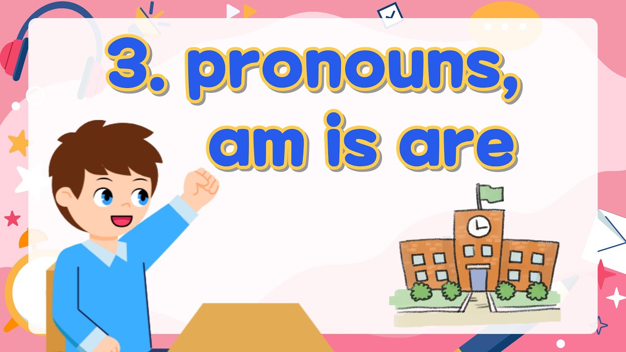 3. Pronouns, am, is, are | Basic English Grammar for Kids | Grammar ...
