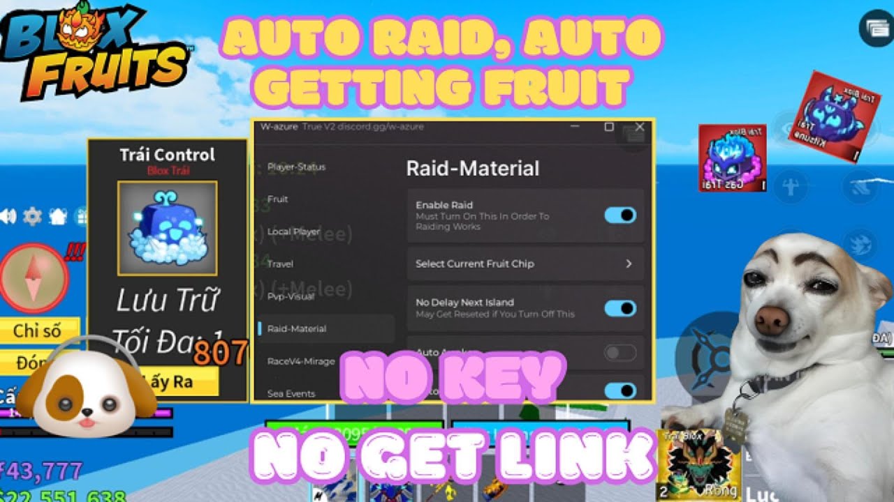 [FREE] Blox Fruits Script | Auto Raid, Auto Getting Fruit | W - Azure ...
