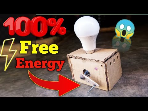Homemade free energy light/ how to make a homemade free energy light 🔥 ...