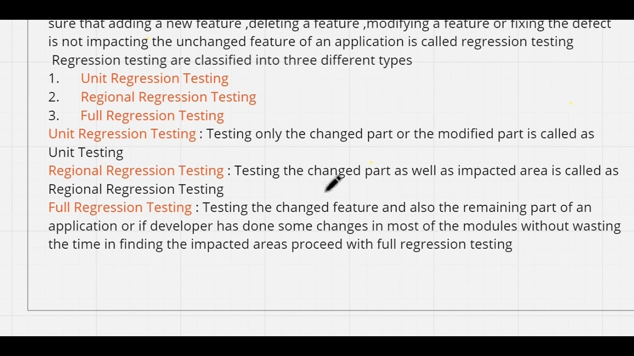 What Is Regression Testing Software Testing Regressiontesting 3051