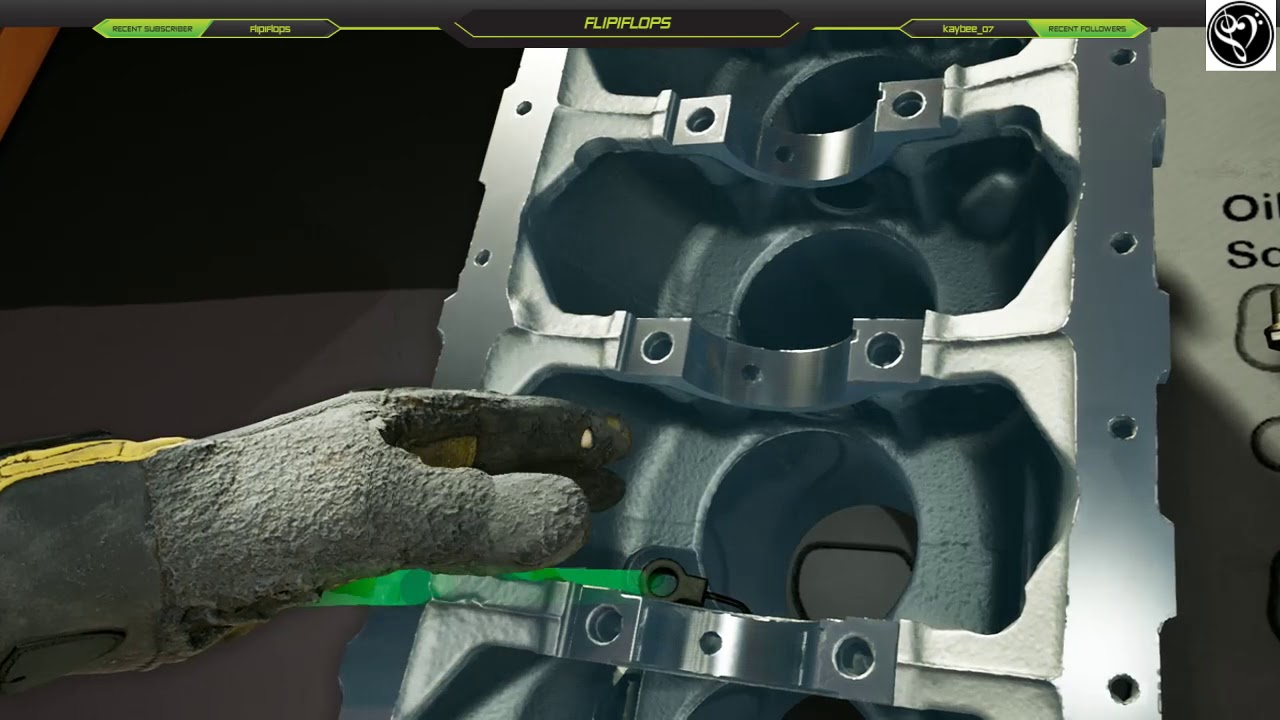 WRENCH (demo)... Virtual Reality... Building an Engine in VR.. 5th try ...