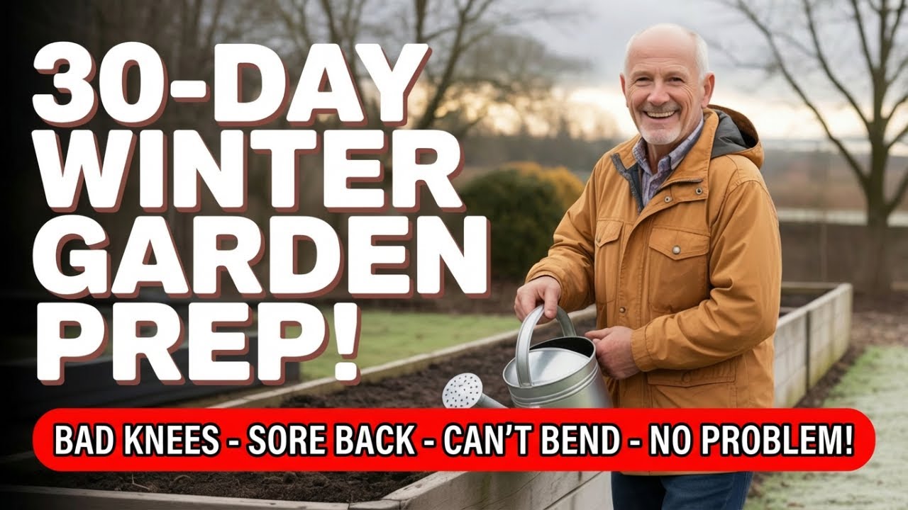 30 Day Winter Garden Prep For Older Gardeners! (No Bending, No Heavy ...