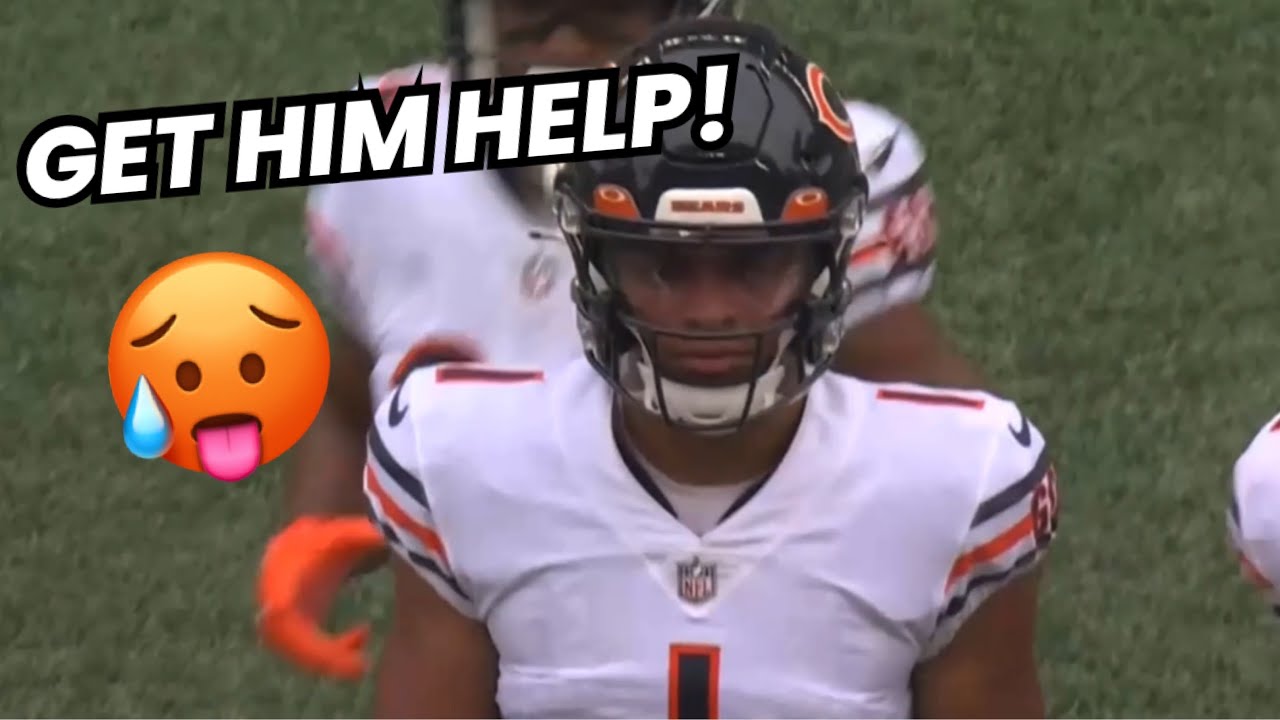 Justin Fields is a ‘1 MAN OFFENSE’ 🥵 GET HIM SOME HELP (Bears vs ...