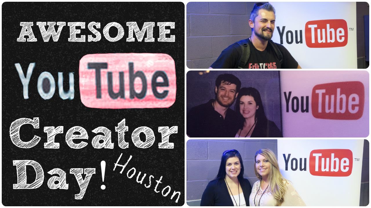 Awesome YouTube Creator Day Houston! | DITL 9.18.15 - YouTube