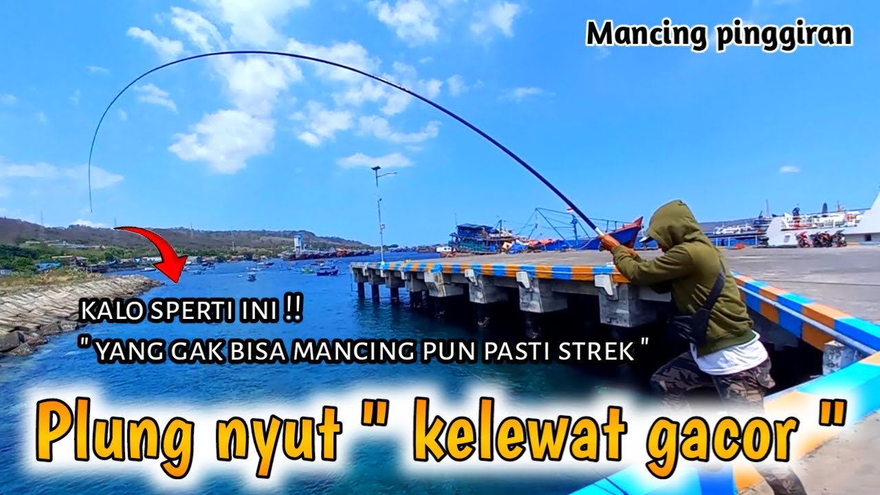 pakai tegek ‼️ sensasi nya asik banget | mancing pinggiran | ikan pijen ...