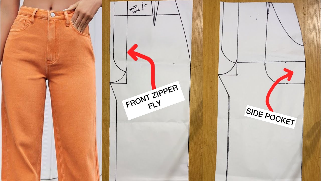 First attempt on sewing a trouser with a ZIPPER FLY and SIDE POCKETS ...
