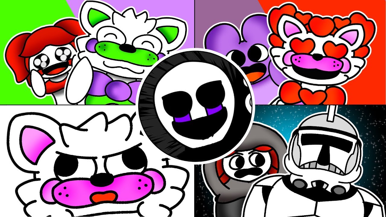 How To Draw: The New Tangle and New Baby Videos and More - FNAF Speed ...